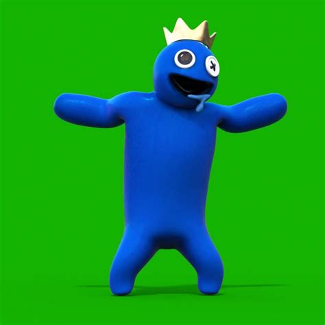 Blue Foam Rainbow Friends At Ivan Flores Blog