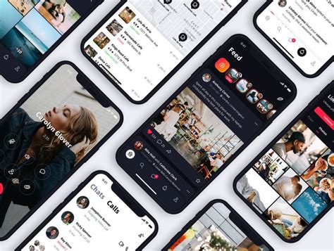 sienna ios ui kit — ui kits on ui8 social app design ios ui ui kit