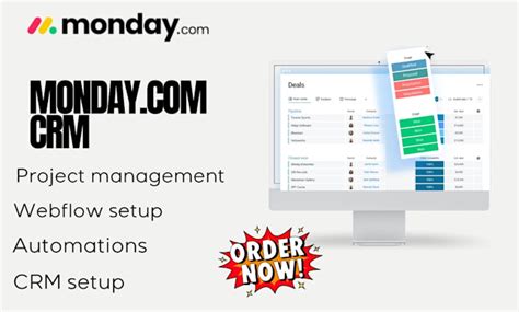 Set Up And Automate Monday Crm Clickup Trello Make Integromat And Notion By Jolandarome