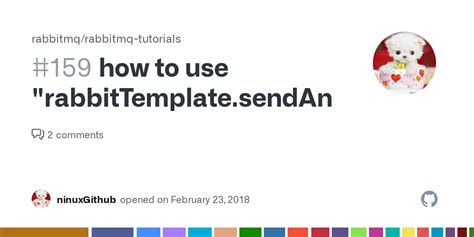 how to use ndandreceive · issue 159 · rabbitmq rabbitmq tutorials · github