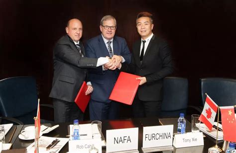【聚焦】加拿大农业及农业食品部长劳伦斯·麦考利见证nafa与中国皮草在线签约仪式