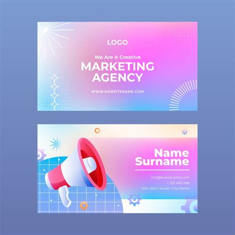 Free Vector Marketing Agency Template Design Free Vector Marketing Agency Template Design