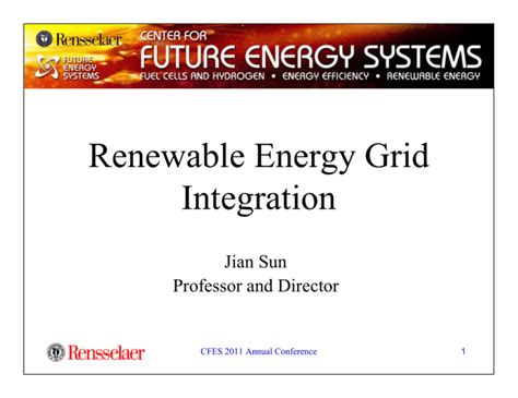 Renewable Energy Grid Integration