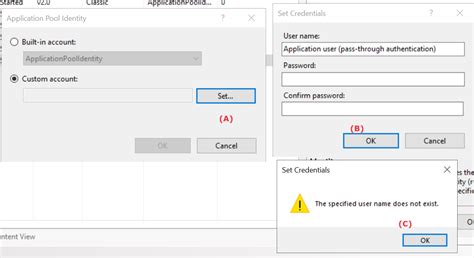 iis what username do i use to read inetsrv config stack overflow