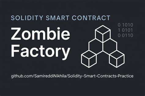 Solidity Blockchain Smartcontracts Cryptozombies Web3 Learninginpublic Nikhila Samireddi