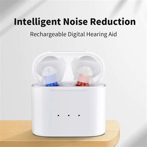 Medical Hearing Aids Smart Noise Reduction Rechargeable Mini Cic