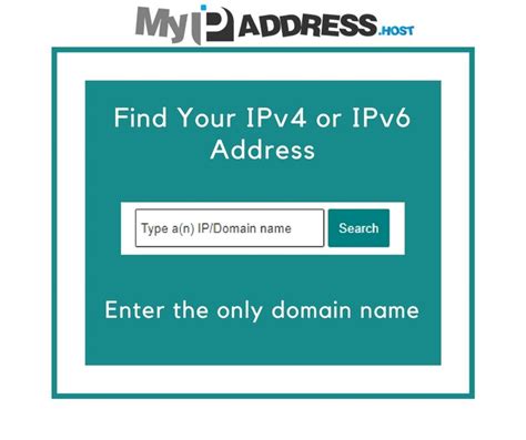 What Is My IPv Address To Find Your IPv Or IPv Address Enter The Only Domain Name With