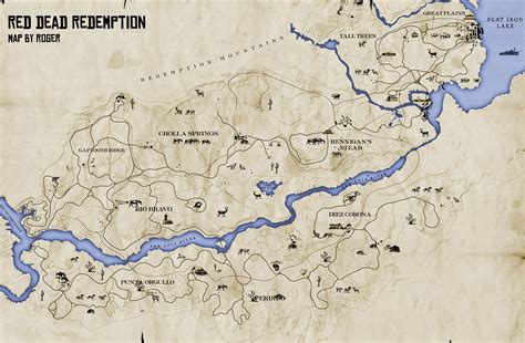 The Original Red Dead Redemption Map Is In Red Dead Redemption 2