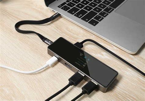 DockCase Smart Dock All In One USB C Hub With LCD Display Gadgetsin