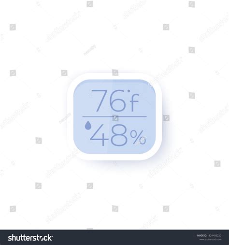 Temperature Humidity Monitor Vector Design Stock Vector Royalty Free 1824493220 Shutterstock