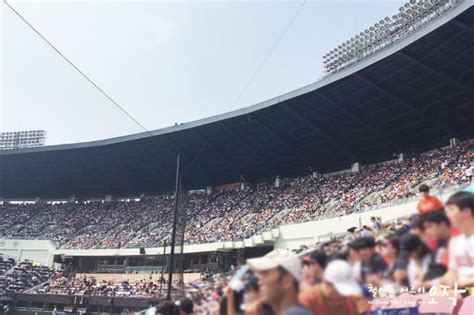 잠실야구장 3루 레드석 119블럭 직관 후기 네이버 블로그