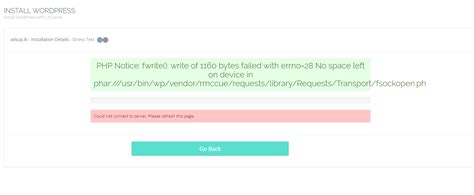 can not install wordpress after update cyberpanel web server cyberpanel community