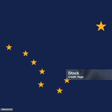 알래스카 국기 플래그 아이콘입니다 표준 색상 사각형 깃발입니다 컴퓨터 일러스트레이션 디지털 일러스트레이션 벡터 일러스트 레이 션입니다 0명에 대한 스톡 벡터 아트 및 기타