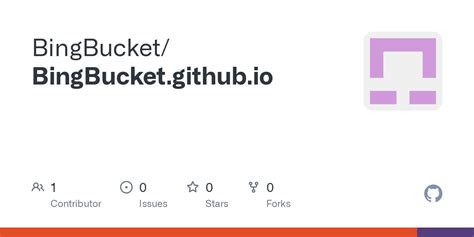 Github Bingbucket