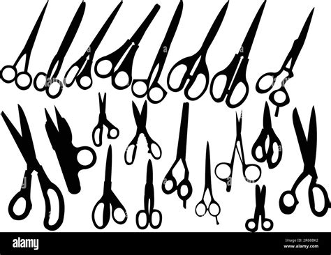 Scissors Collection Vector Stock Vector Image And Art Alamy