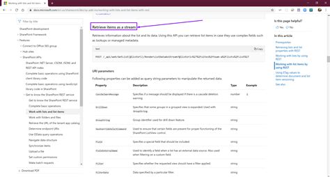 Sharepoint Online Retrieve List Items As A Stream Quantr