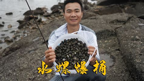 奶奶想吃螺了，阿烽冒雨赶海一下午捡螺，晚上家人们有口福了 Youtube