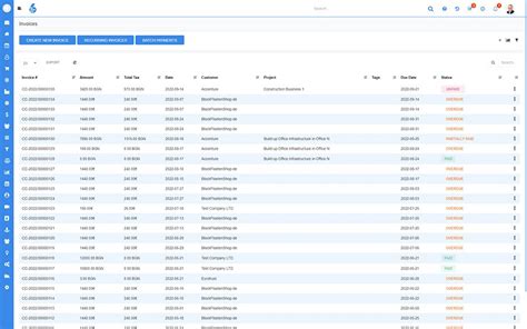 Features Invoice Management Six Erp