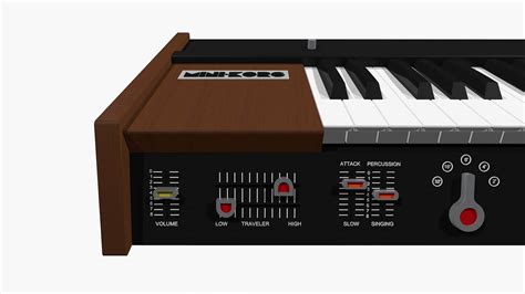 Keyboard Korg Univox Vintage Synthesizer 3d Model By Spiritswitchboard
