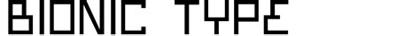 Bionic Type Font Download