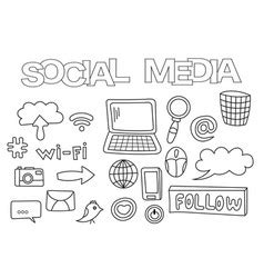 Sex And Porn Elements Hand Drawn Set Royalty Free Vector