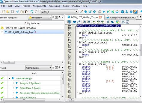 Fpga Cant Instantiate A Softprocessor Design In Quartus Because Of Compile Errorserror10170