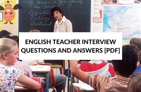 English Teacher Interview Questions And Answers Pdf Speak English By Yourself Learn Anytime