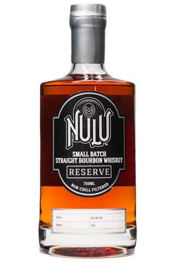 Nulu Small Batch Straight Bourbon Whiskey Reserve Surdyks