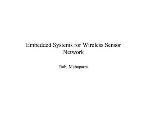 Pdf Wireless Sensor Network Dokumentips
