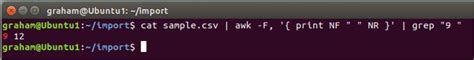 Linux Commands To Assist With Importing A Csv File Into Sql Server
