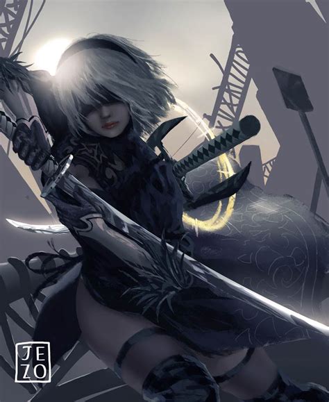 2bjezo的尼尔机械纪元插画图片 Bobopic 2bjezo的尼尔机械纪元插画图片 Bobopic