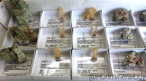 ホリミネラロジー on Twitter 20Offセール開催中秩父鉱山のベスブ石中のクリントン石結晶五代松鉱山の水晶金鶏鉱山の