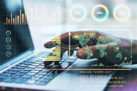 Premium Photo Big Data Algorithm Technology Concept With Statistic