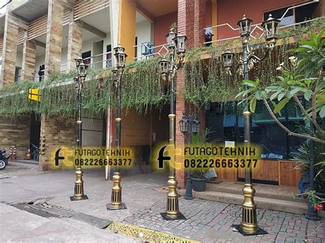 Tiang Lampu Hias Jalan Desain Unik Dan Cantik Futago Karya