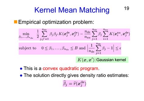 Density Ratio Estimation In Machine Learning Masashi Sugiyama Mlss