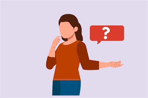 Premium Vector Thinking Or Solving Problem Concept Colored Flat Vector Illustration Isolated