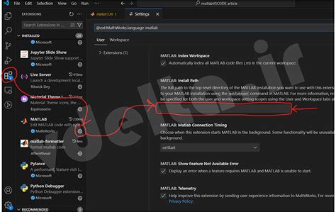 استفاده از Vscode برای توسعه کدهای Matlab