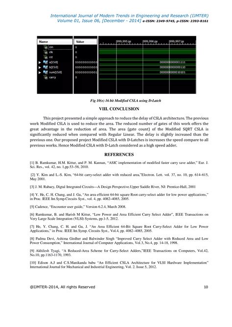 Fpga Implementation Of High Speed Architecture Of Csla Using D Latches