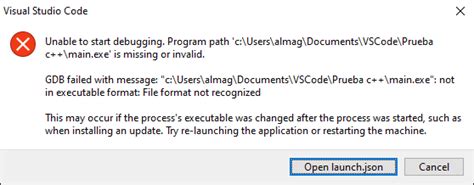 C How Could I Resolve Missing Or Invalid Exe On Debugger Of VS Code Stack Overflow