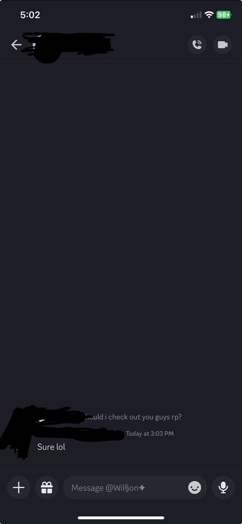 Help One Of My Dms Is Just Like This… And This Is Not An Empty Chat R Discordapp