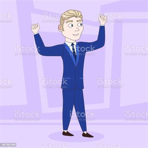 우아한 정장 지주에 만화 비즈니스 남자 추상 배경 위에 손을 가득 찬에 대한 스톡 벡터 아트 및 기타 이미지 가득 찬 개념 경영자 Istock