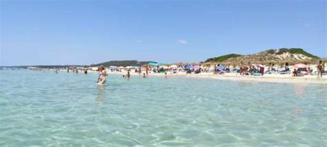 Resting On Son Bou Beach Or Menorcas Longest Beach