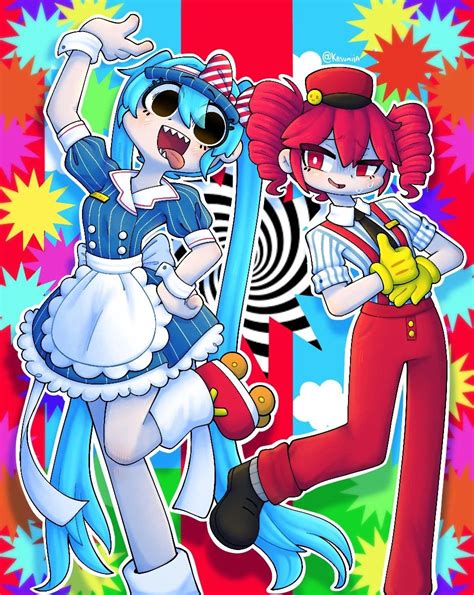 Hatsune Miku And Kasane Teto Mesmerizer Fanart In 2024 Vocaloid Funny