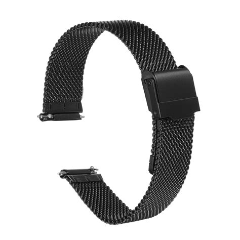 316l Stainless Steel Mesh Watch Band 17mm Quick Release Adjust Strap