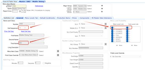 Configuring Items Simphony Ts1 Iris Software Systems Ltd