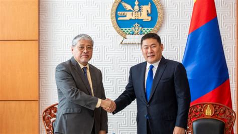 Ерөнхий сайд Л Оюун Эрдэнэд Бүгд Найрамдах Филиппин Улсын Гадаад хэргийн сайд Энрике Манало