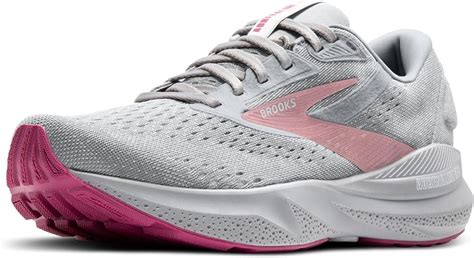 Brooks Womens Adrenaline Gts 24 Supportive Running Shoe Alloywhite