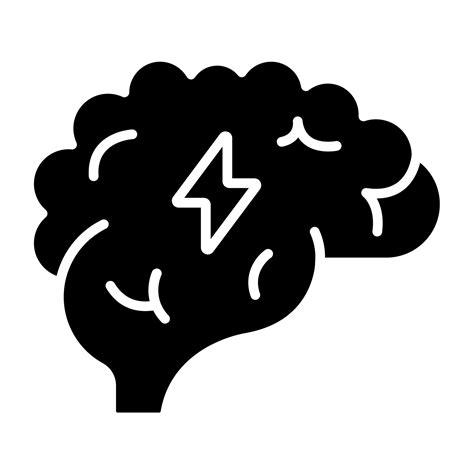 Brain Power Icon Style 21210727 Vector Art At Vecteezy