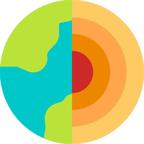 Geothermal Basic Rounded Flat Icon