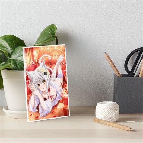 Cute Toujou Koneko Neko Lewd Boobs Hot Cat Tits High School Dxd Sexy Ecchi Hentai Girl Art